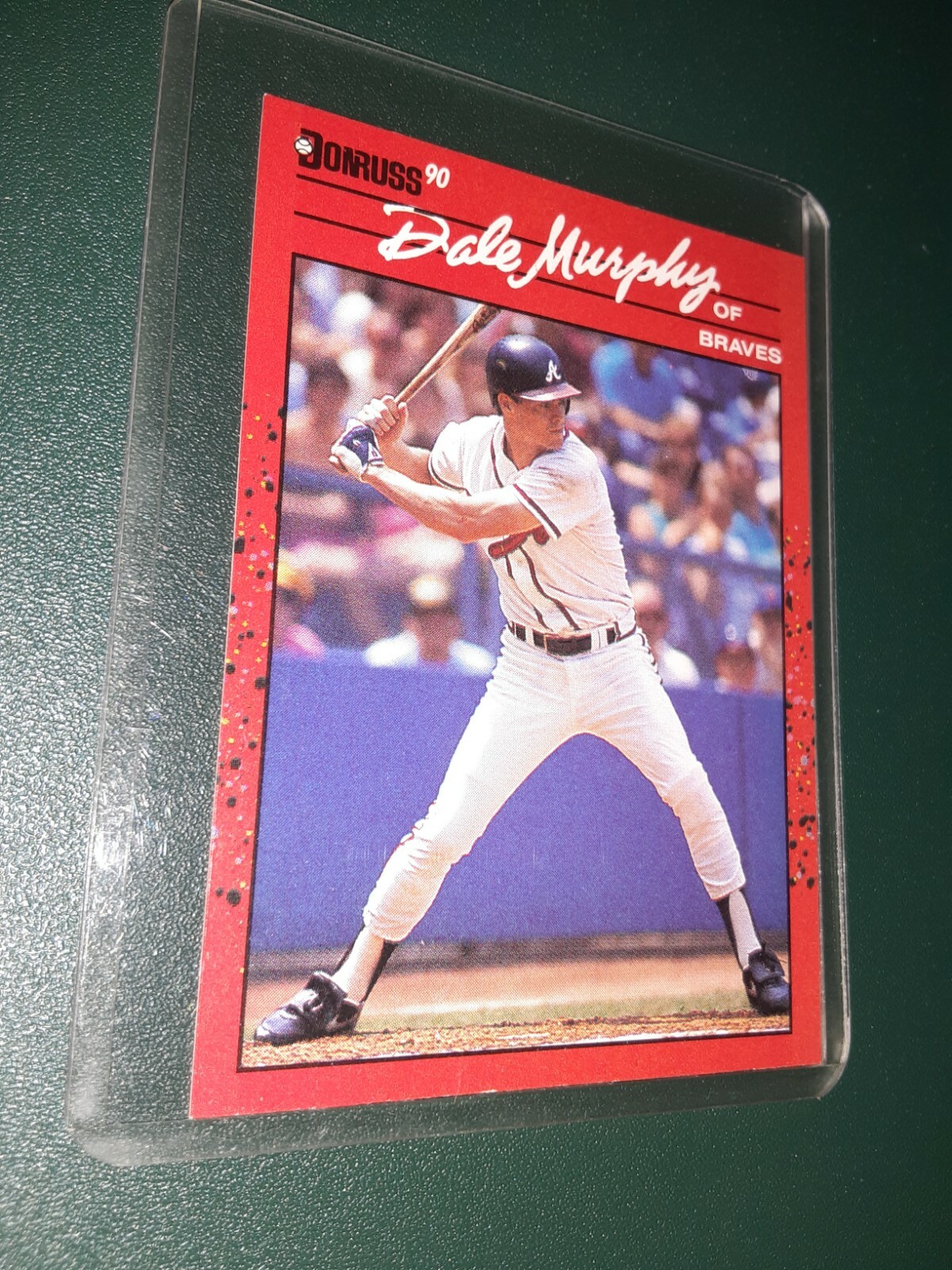 1990 Donruss card #168 - Dale Murphy *ERROR* Baseball Card MINT | eBay