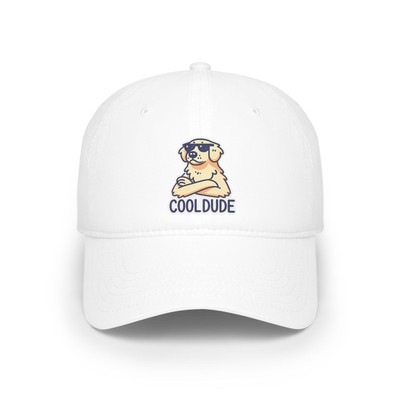 Cool Dude Dog Cap, Funny Pet Hat, Dog Lover Gift, Red Baseball Cap | eBay