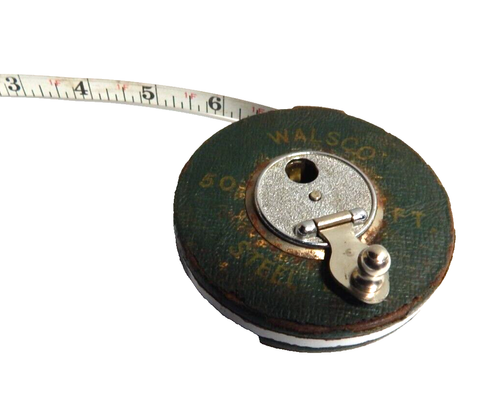 Vintage Walsco 50ft. Retractable Metal Tape Measure | eBay