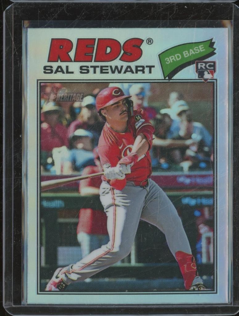 2026 Topps Heritage SAL STEWART #221 RC Rookie Chrome Refractor ...