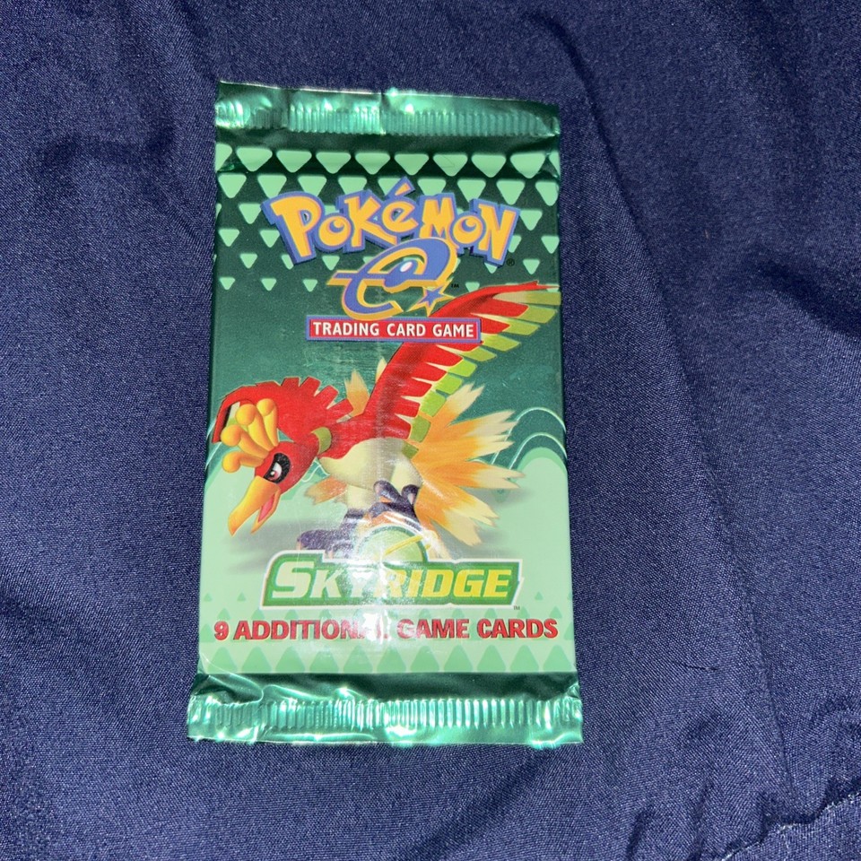 Pokémon Skyridge Booster Pack Box Artset E READER 2003 SEALED VINTAGE ...