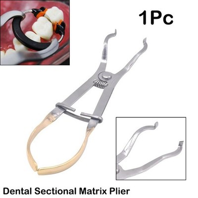 Dental Sectional Matrix Plier Metal Band Forceps Resin Ring Clip ...