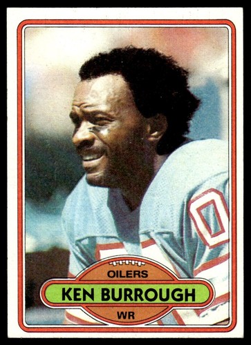 1980 Topps Ken Burrough Houston Oilers #471 | eBay