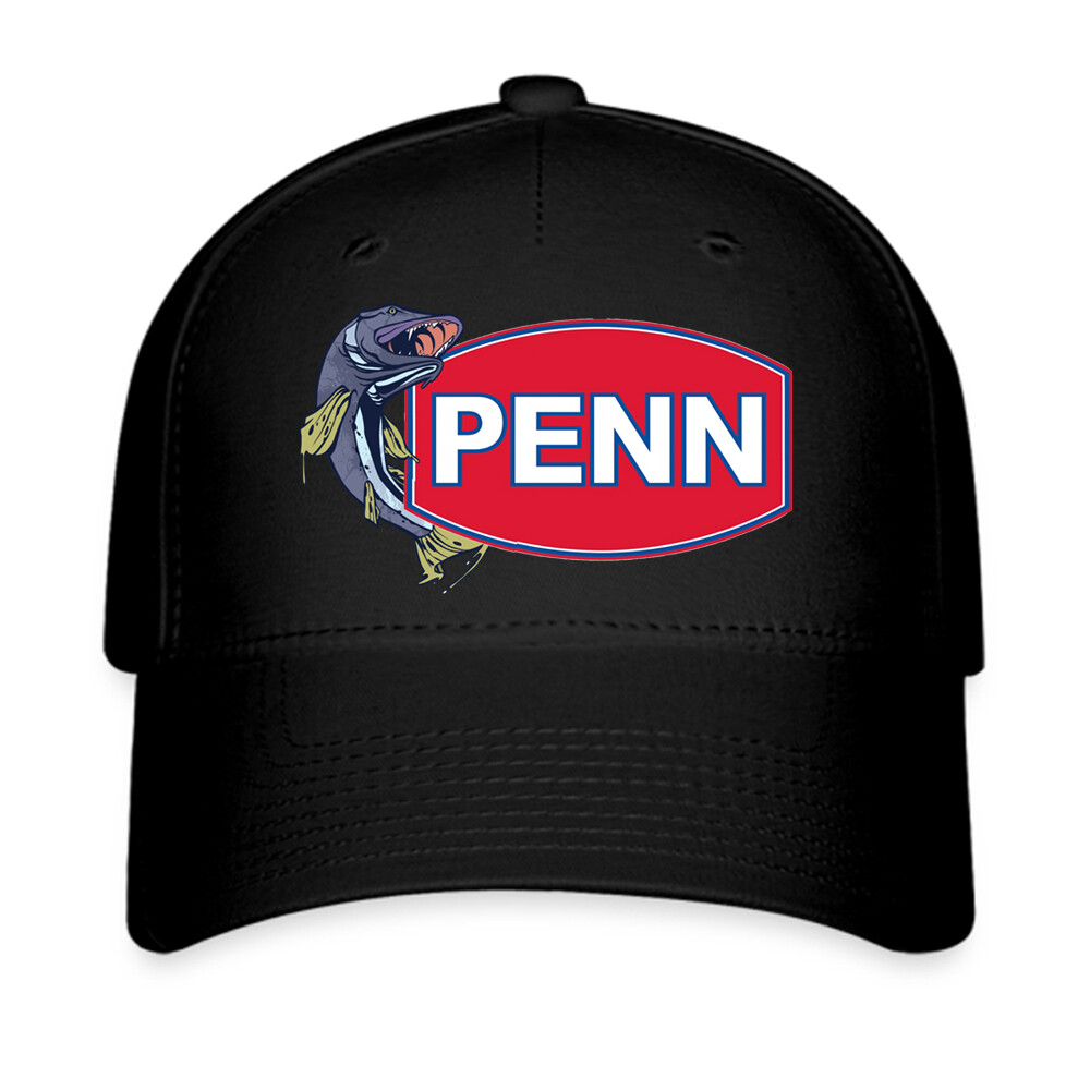 PENN Fishing Black Baseball Cap Size S/M & L/XL | eBay