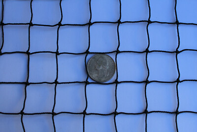 10' x 6' Knotted Nylon Poultry Pen Quail 1" Mesh #7 Netting Game Bird ...