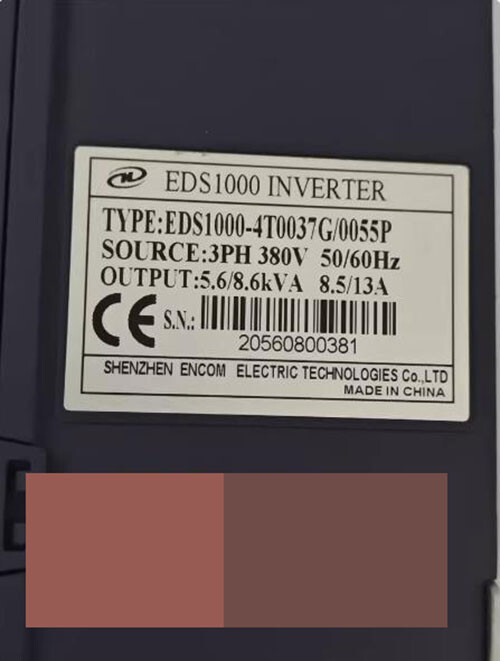 1pc used Easy universal inverter EDS1000-4T0037G/055P 3.7kw 380v | eBay