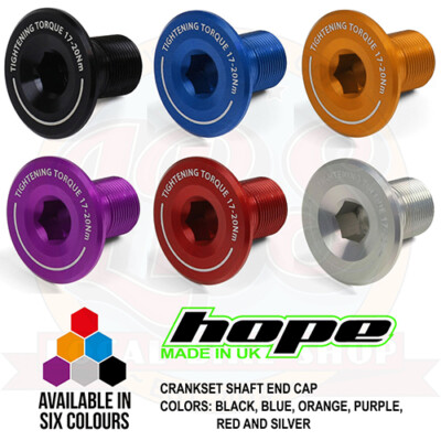 Hope Cranks Crankset Shaft End Cap Bolt HC105-28 - All Colors - Brand ...