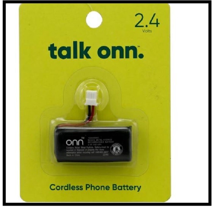 Onn. Cordless Phone Battery, 2.4V 550Mah, 100009993 | eBay