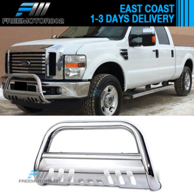 Fits 08-10 Ford F250 F350 F450 Superduty Bull Bar Bumper Brush Push ...