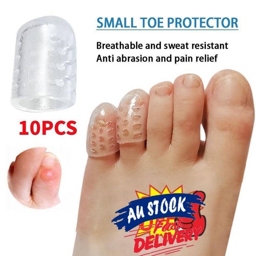 10Pcs Silicone Toe Caps Anti-Friction Breathable Toe Protector Tool ...