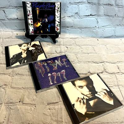 Lot of 4 Prince Cd's Prince 1999 Prince The Hits 1 Prince Purple Rain ...