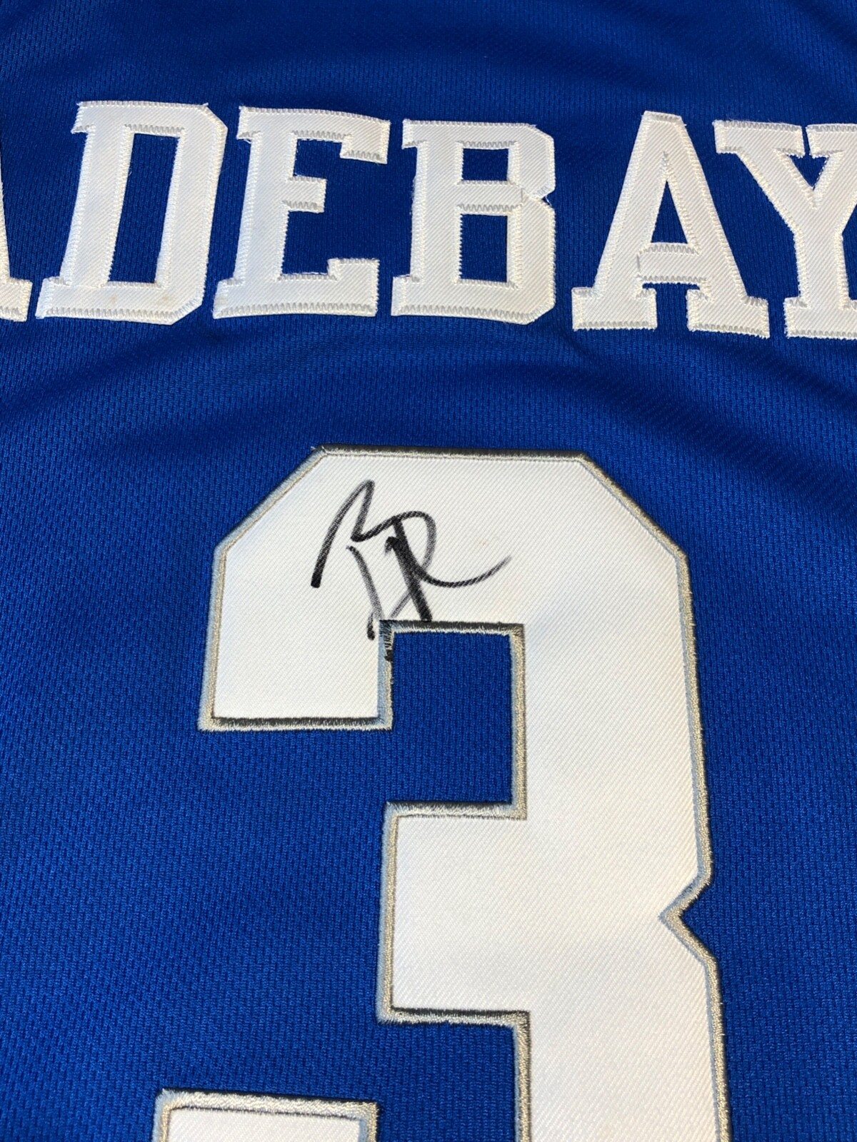 Bam Adebayo Signed Autograph Kentucky Wildcats Jersey UK NBA NCAA | eBay