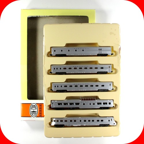 N Scale ****Santa Fe**** Lightweight Passenger Car 5-Pack Set --- CON ...