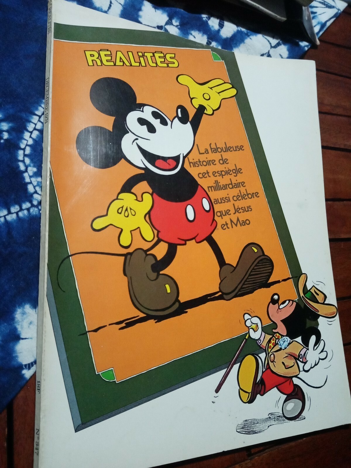 Réalités 347 : la fabuleuse histoire de Mickey, 1974-charlie hebdo ...