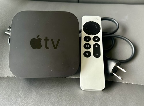 Apple TV 4K 32GB HDR 2nd Gen Streamer A2169 w/ Remote and Power ...