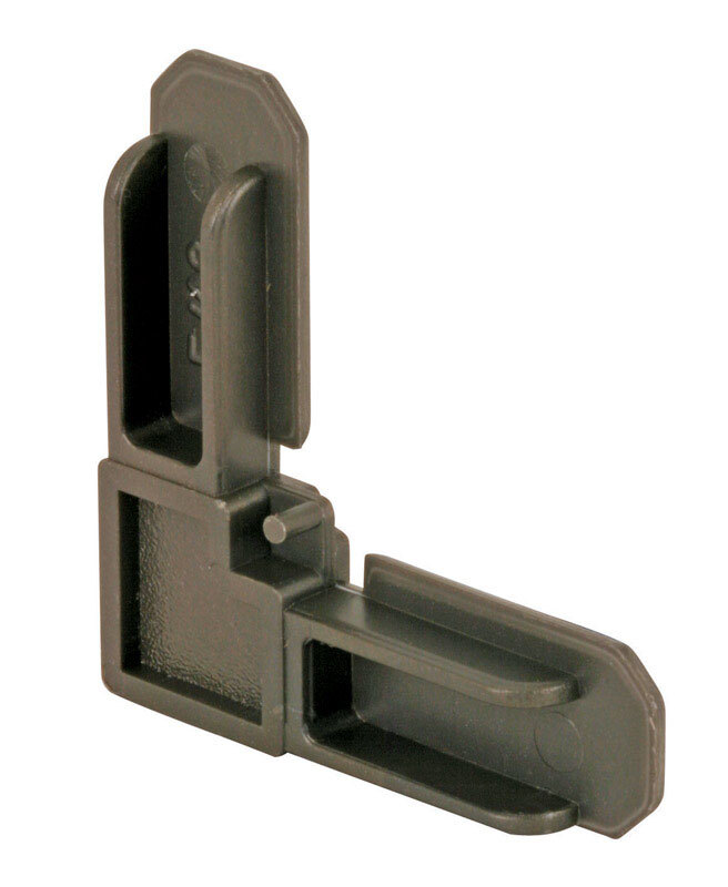 Prime Line PL 14259 Screen Frame Corner 3/4" X 7/16" Bronze Plastic ...