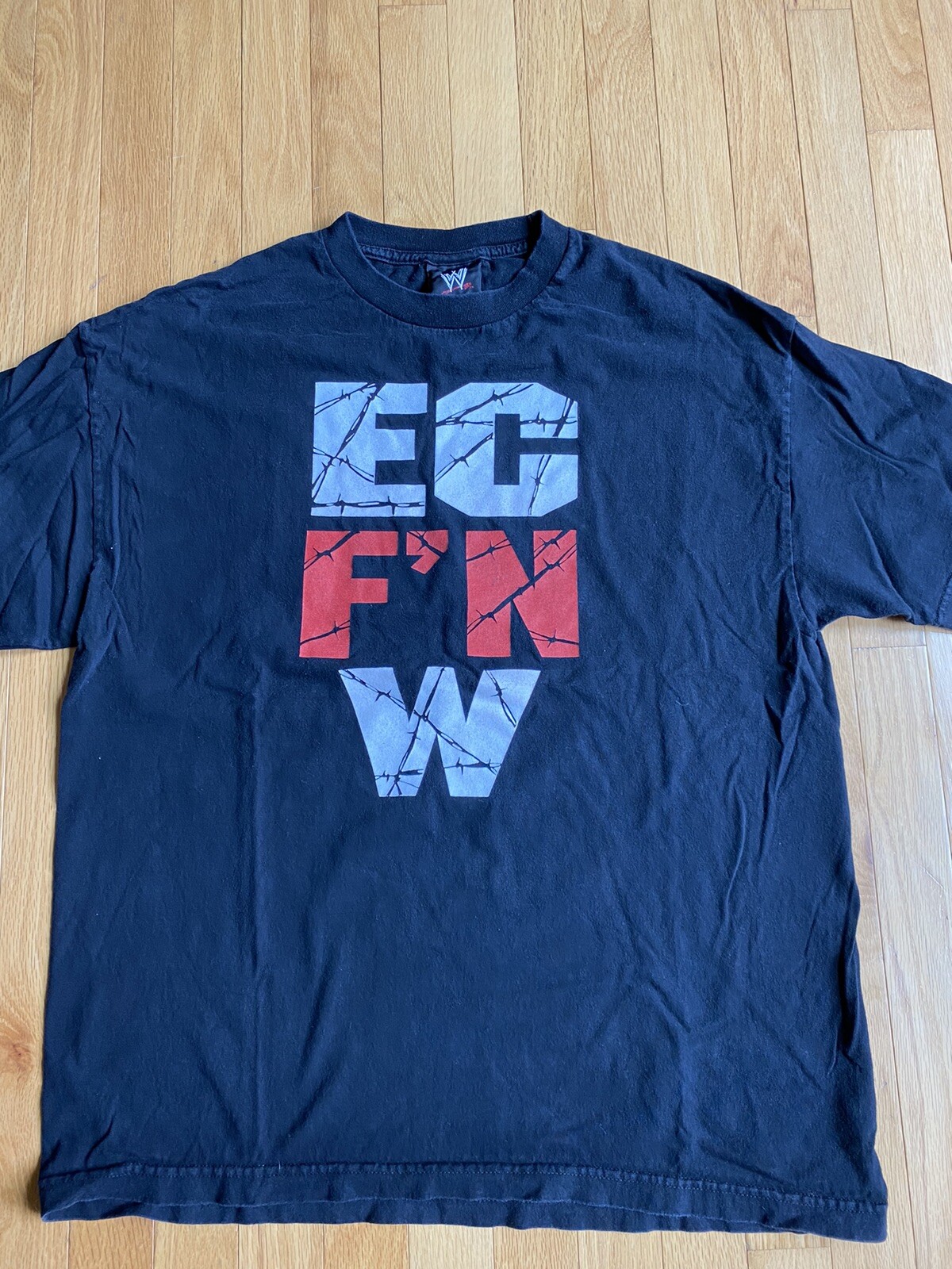 ECW Wrestling "EC F'N W" T-Shirt XL WWF WWE TNA WCW | eBay