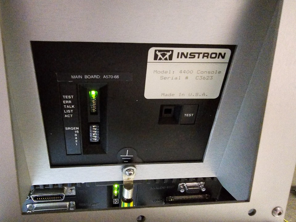 Instron 4466 Tensile Tester Compression 10KN/2250LB Capacity Load Frame ...