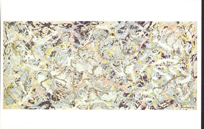 Jackson Pollock Oil Painting, Whitney Museum of American Art, New York ...