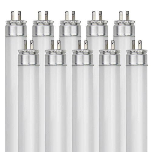 Pack Of 10 F8T5/CW 8 Watt 12" T5 Linear Fluorescent Light Bulb 4100K ...