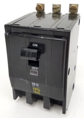 QOB380 Square D 80 Amp Circuit Breaker *NEXT DAY OPTION* | eBay