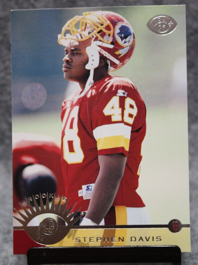 Stephen Davis 1996 Leaf RC Rookie Card #177 Redskins | eBay