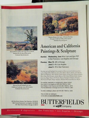 MAURICE BRAUN / HANSON D PUTHUFF ART PIECES ORIG VTG 2000 ADVERTISEMENT ...