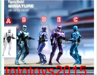 1/43 RoboCop Mask Men Scene Prop Miniatures Figures Doll For Cars ...