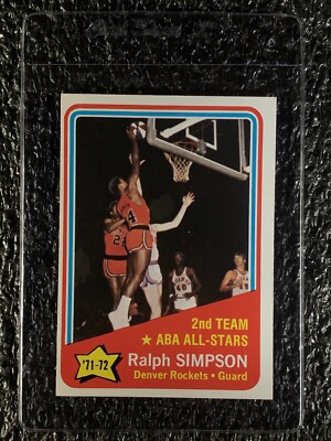 1972 Topps Basketball #257 ABA All Stars Ralph Simpson EX/MT | eBay