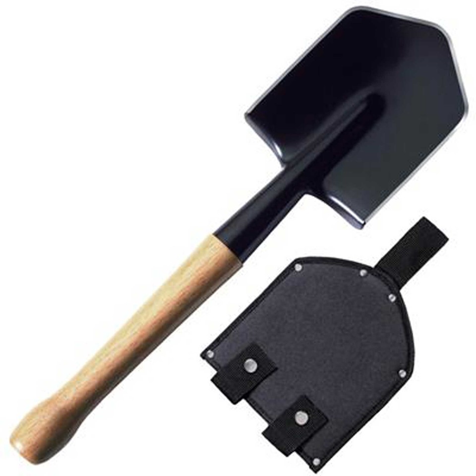 Cold Steel Shovel Carbon Steel Blade Hardwood Handle Flat Blade ...