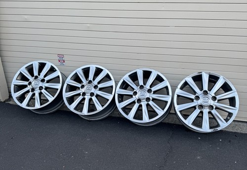 09 LEXUS LX570 20" ALLOY 10 SPOKE Factory Stock Wheels Rims Silver Set ...