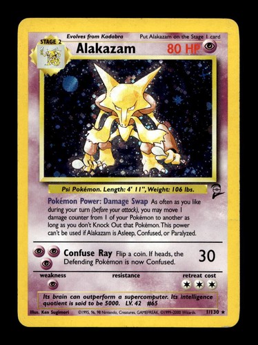 Alakazam #1 Pokemon Base Set 2 | eBay
