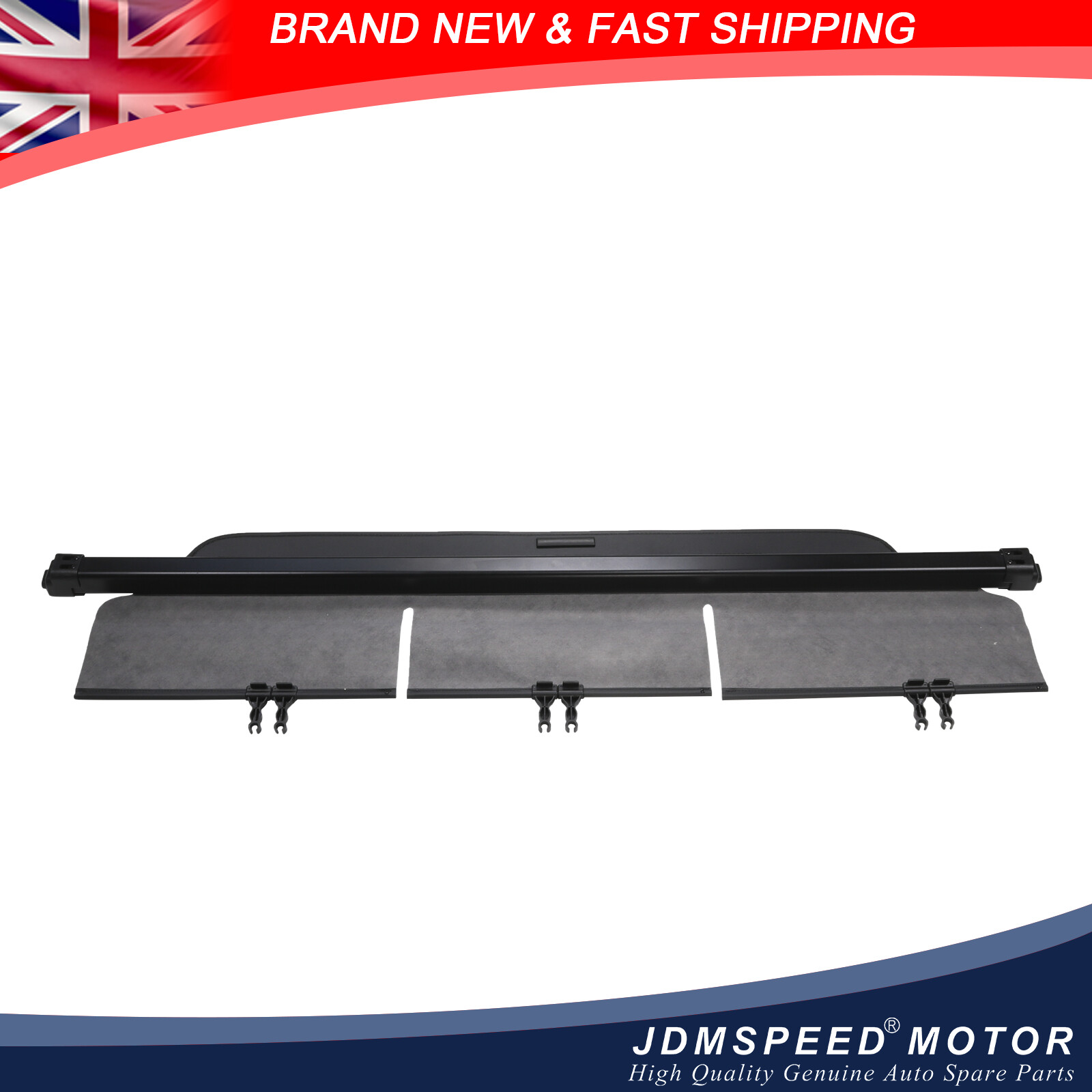 Black Retractable Parcel Shelf Boot Load Cover For Volvo XC90 (MK1 ...