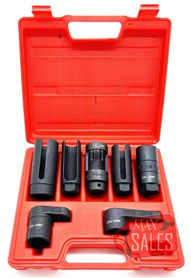 7Pc Drive Oxgen Socket Set Oxygen Sensor Sockets Removal Tool Kit New ...