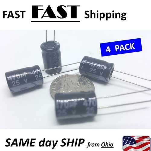 470uF 25V Small Capacitor 8 x 12 mm | eBay