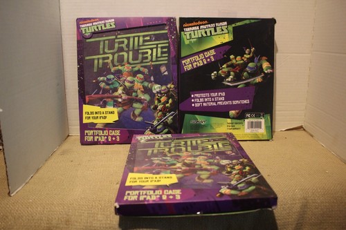 Lot of 3 Nickelodeon Teenage Mutant Ninja Turtles Portfolio Cases For ...