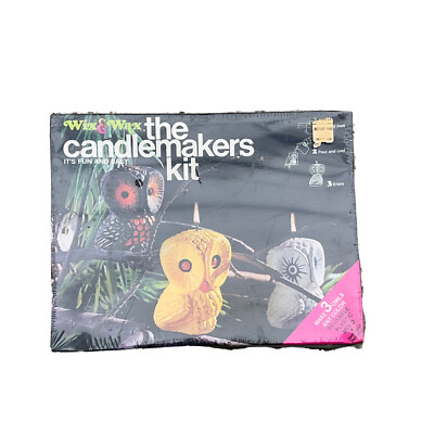 Vintage Candle Making Kit Owls 1970s Rare. Sealed! | eBay