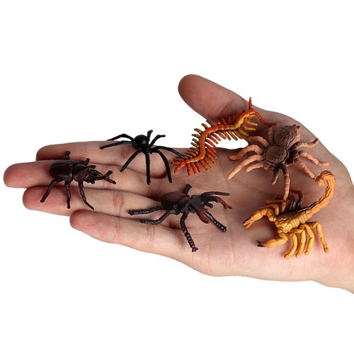 12Pcs Plastic Insects Set Bee Gift Kids Toys Realistic Bugs Action ...