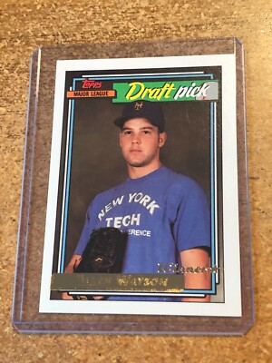 1992 Topps Gold Winner Baseball # 654 Draft Pick Allen Watson RC | eBay