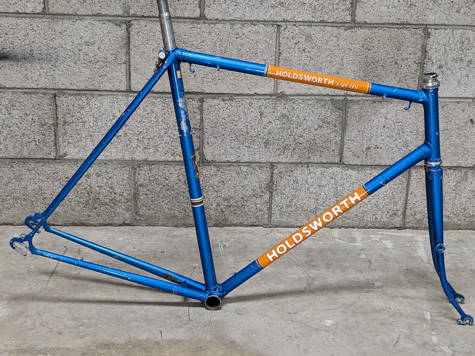 Vintage Retro Holdsworth Road Bike Frame Fork Headset 57cm 27in. | eBay