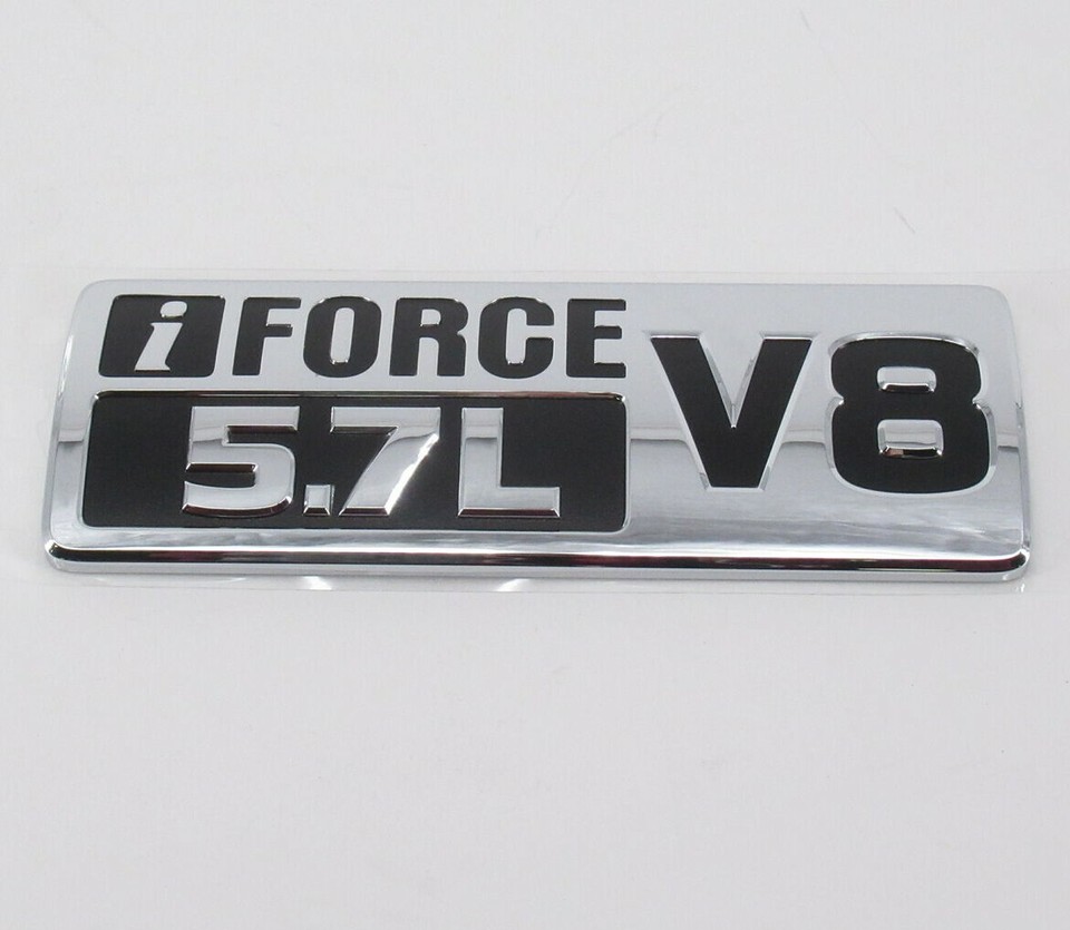 Genuine OEM Toyota 75472-0C050 iFORCE 5.7L V8 RH Door Nameplate 2014 ...