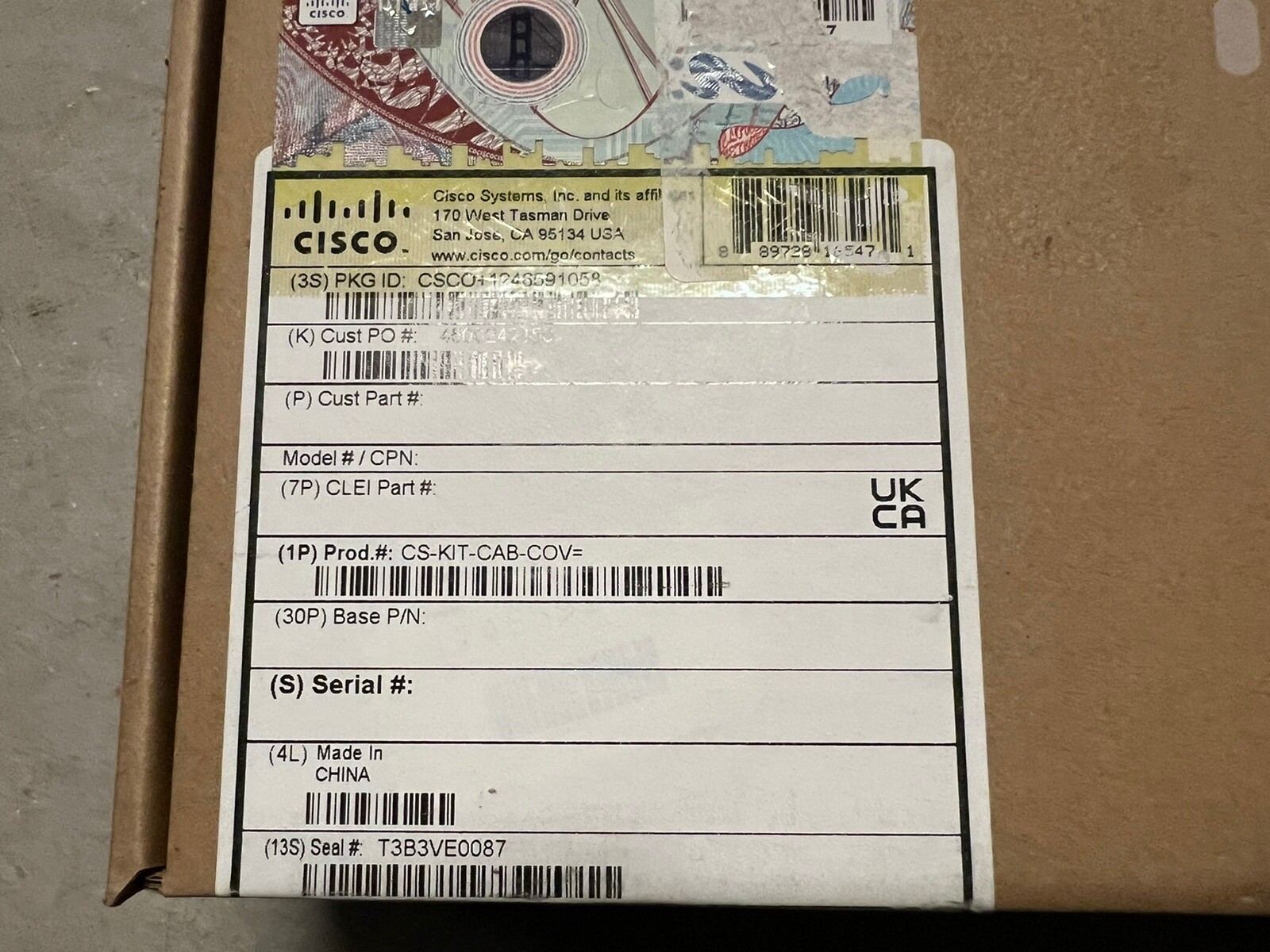 Cisco HW Video Cs-kit-cab-cov Cable Cover for Room Kit - Ship for sale ...