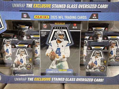 2025 Panini Mosaic NFL Costco Box Bundle Sealed W/ Stained Glass Fast ...