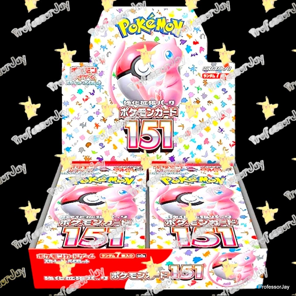 Pokémon TCG Cards ( 1x ) SEALED ( 151 ) JAPANESE 1SV2A BOOSTER BOX = 20 ...