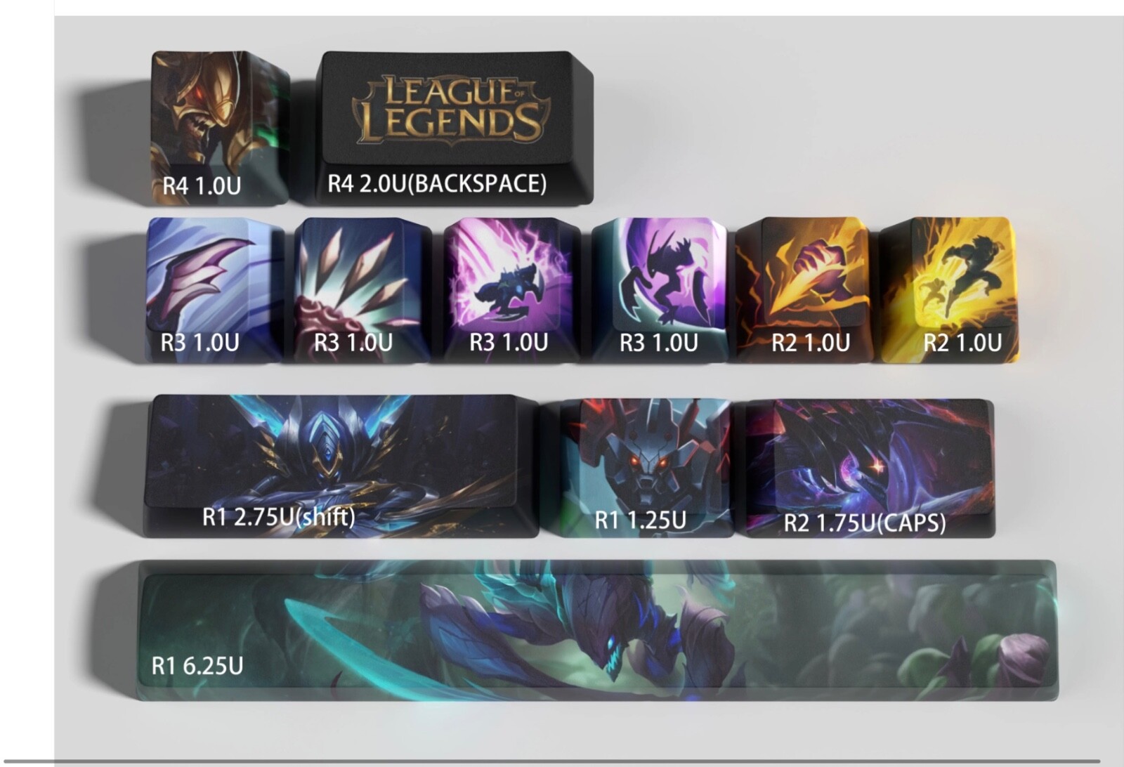 League of Legends Khazix Keycaps | OEM Profile | Gaming | Anime ...