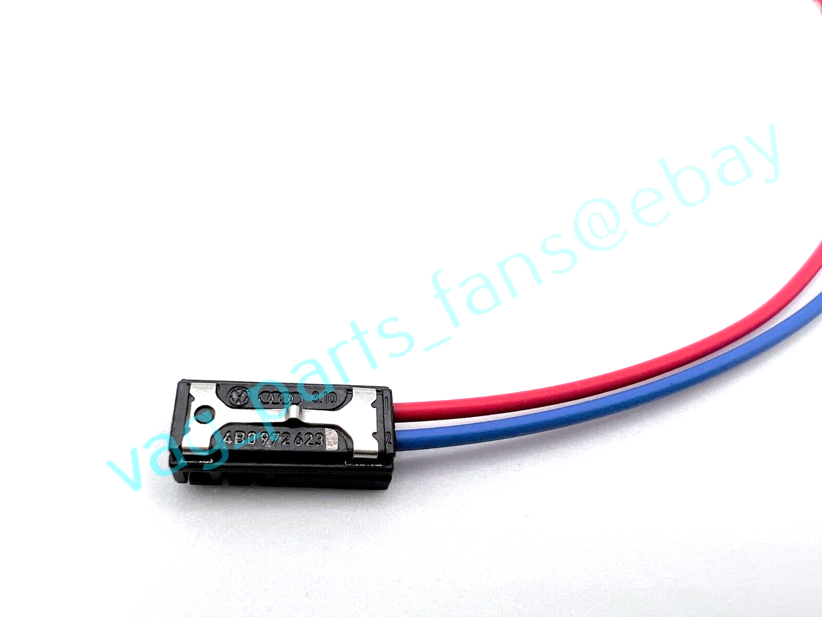 4B0972623 2 Pins Pigtail Plug Wiring Contact Housing Connector for VAG ...