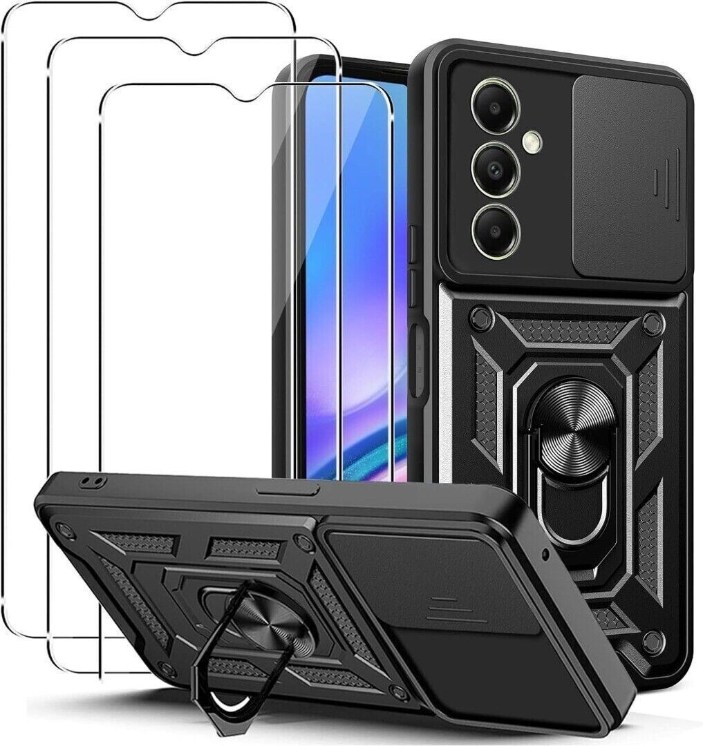 Hülle Für Samsung A05S, Ring Armour Stoßfest Ständer Telefon & Display ...