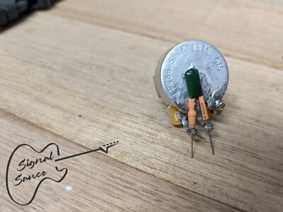 Treble Bleed Guitar Mod "Kinman" Spec .0012µF Cap & 130 kΩ Resistor ...