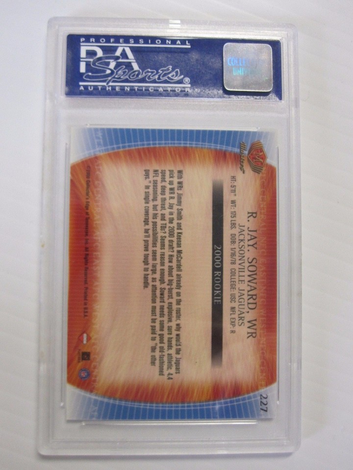 2000 EDGE MASTERS R. JAY SOWARD ROOKIE CARD | eBay