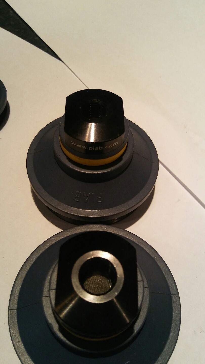 PIAB B50 SUCTION CUP C/W FITTING 2-OFF B40 SUCTION CUP C/W FITTING 1 ...